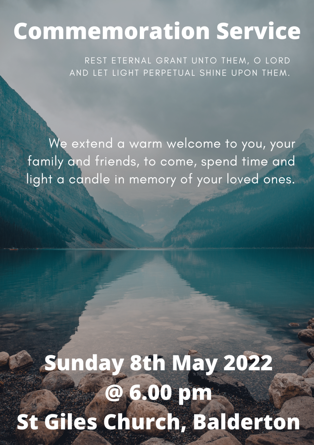 Commemoration Service – B.B.C. Churches