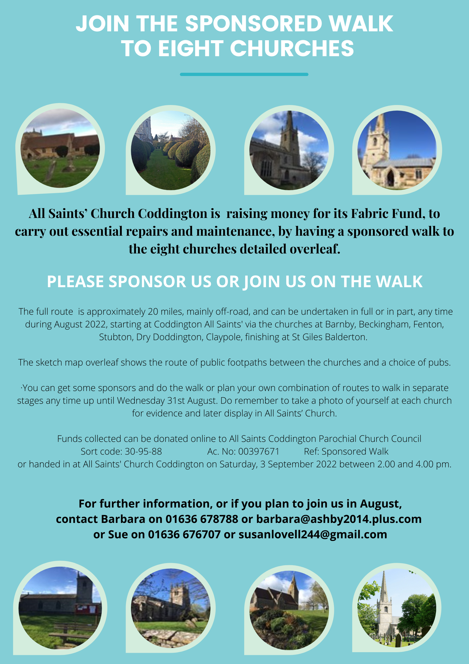 Sponsored Walk – B.B.C. Churches