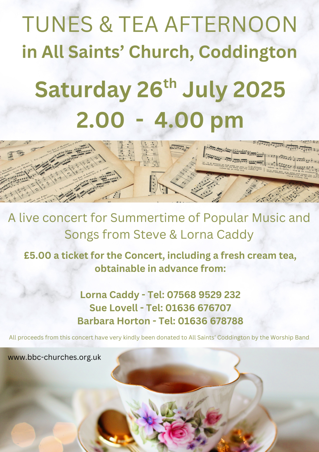 Tunes & Tea – B.B.C. Churches